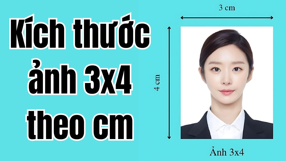 [Cập nhật] Kích thước ảnh 3x4 chuẩn mới nhất 2025